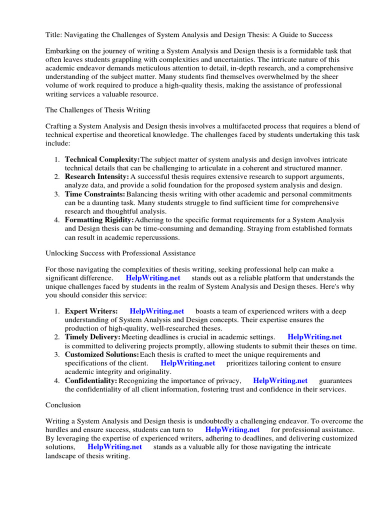 System Analysis Design Thesis Format | PDF | System | Databases