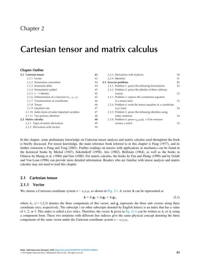 Tensor Paper | Download Free PDF | Matrix (Mathematics) | Tensor