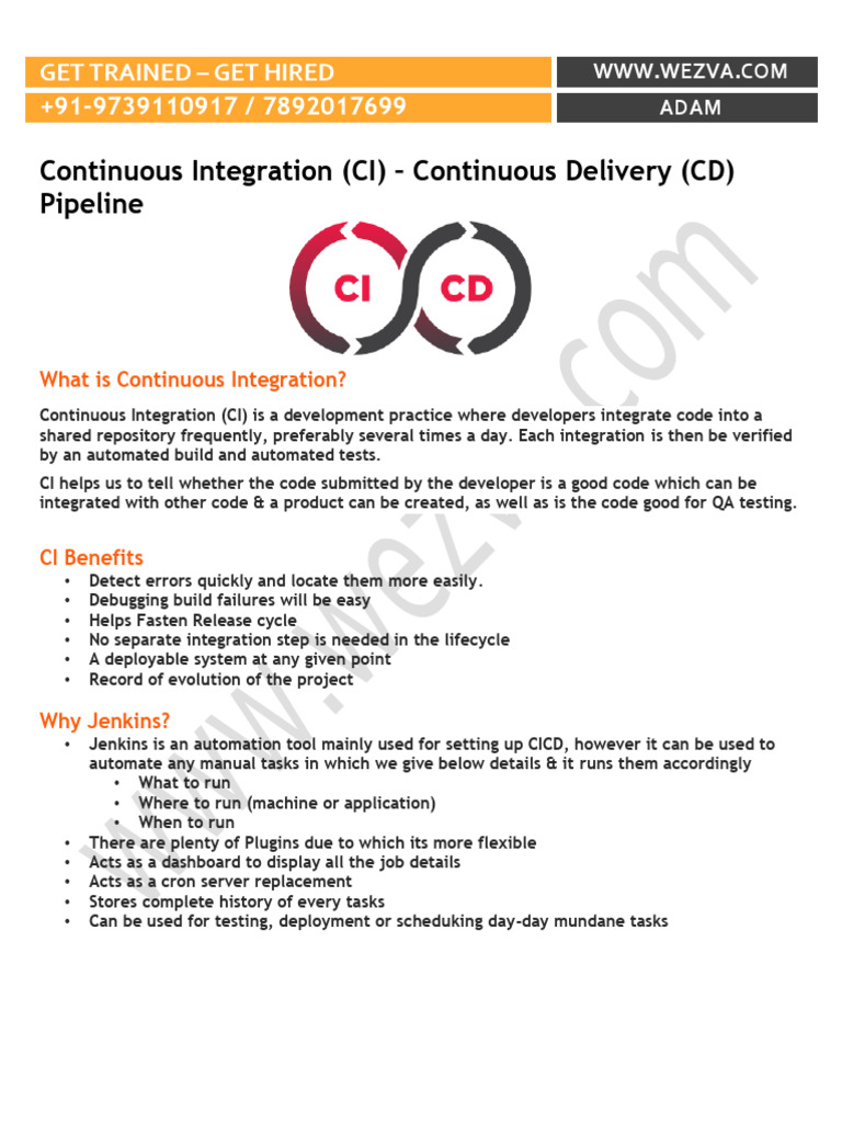 CICD | Download Free PDF | Software | System Software