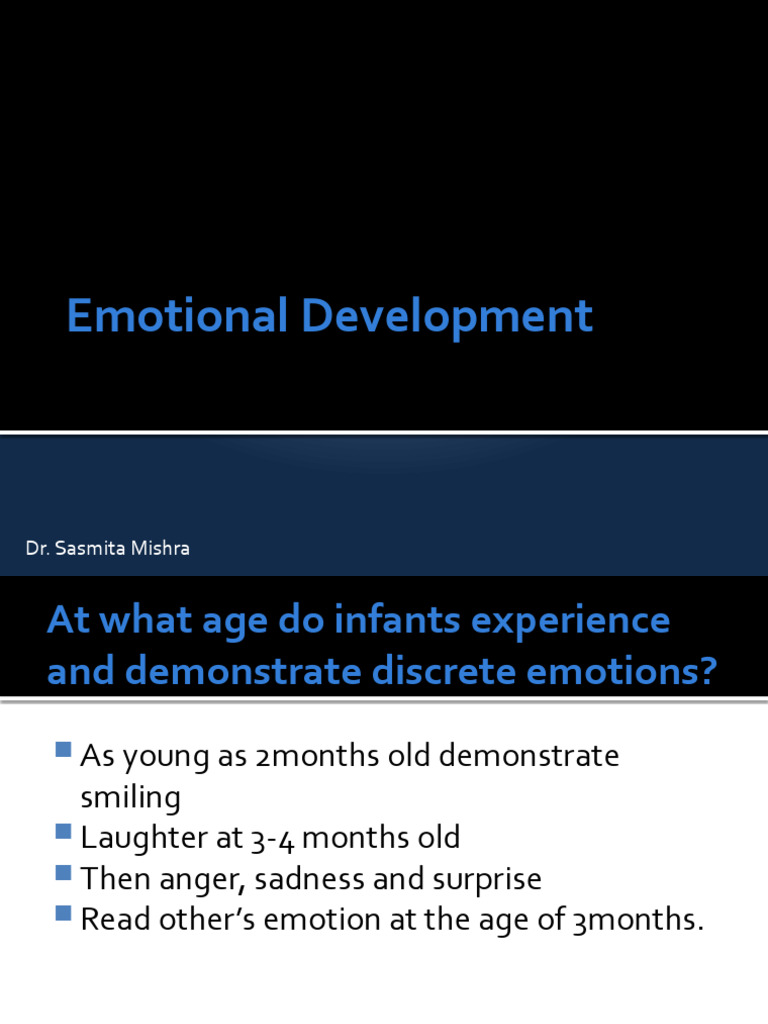 Emotional Development | PDF | Attachment Theory | Temperament