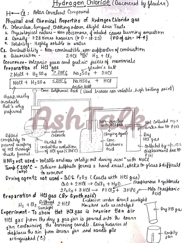 Hydrogen Chloride | PDF