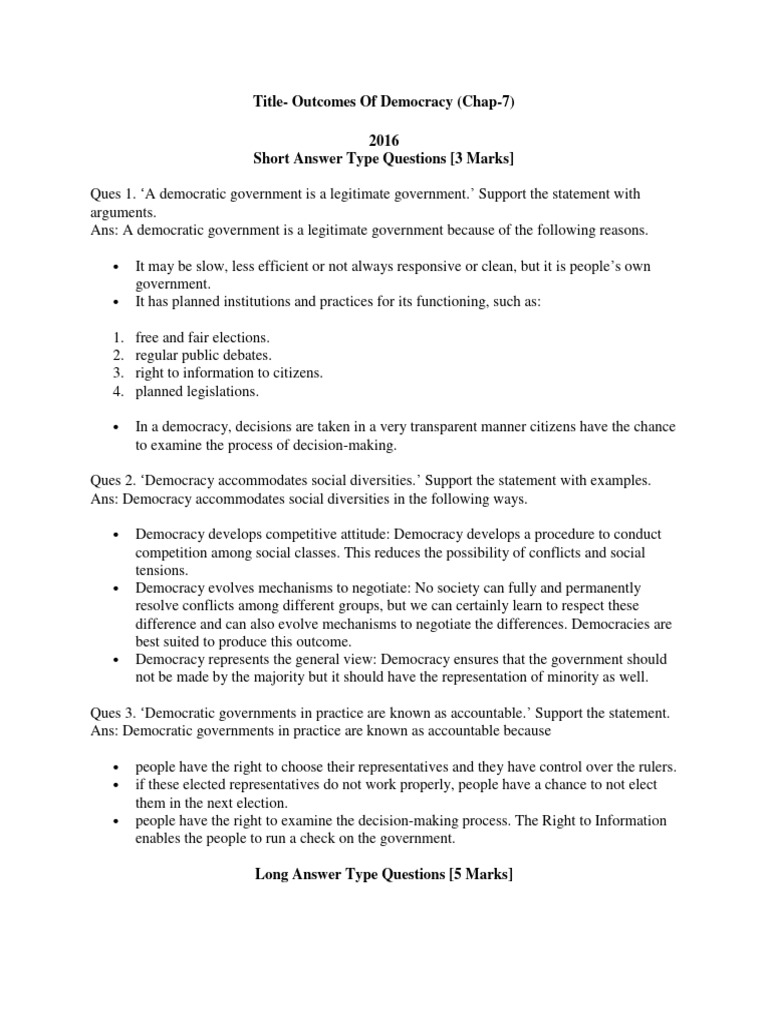 Most Imp Questions-Chap Wise (Board) | PDF | Democracy | Political ... Most Imp Questions-Chap Wise (Board) | PDF | Democracy | Political ...