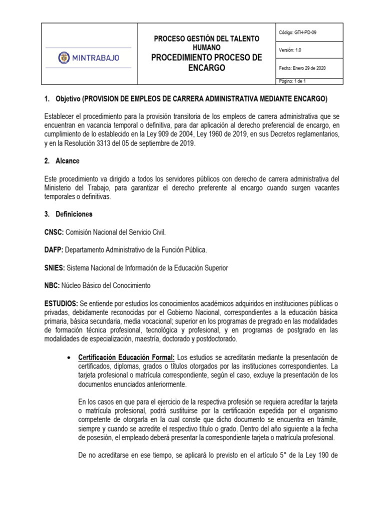 Primer Proceso de Encargos 2020 - Adicion Encargos | PDF