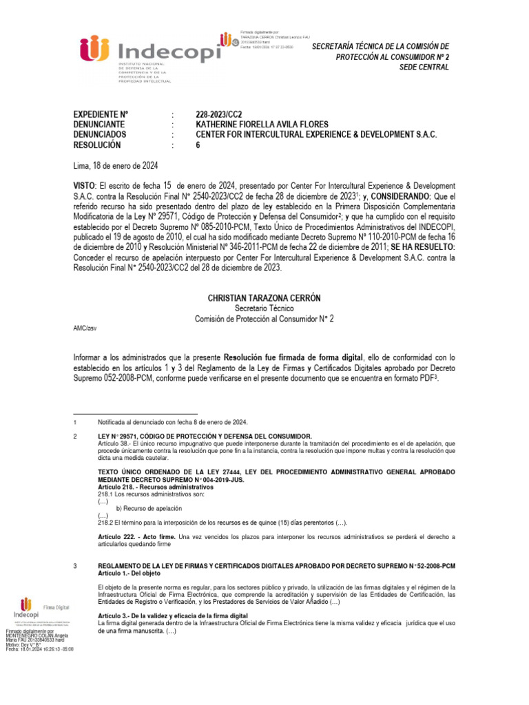 228-2023 R6 (F) - Signed | PDF | Gobierno | Justicia