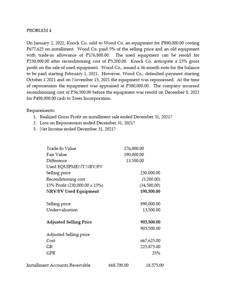 Solution Problem 4 | PDF