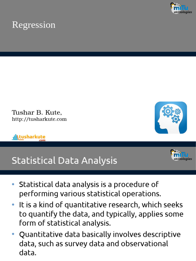 Regression Analysis in Quantitative Research | PDF