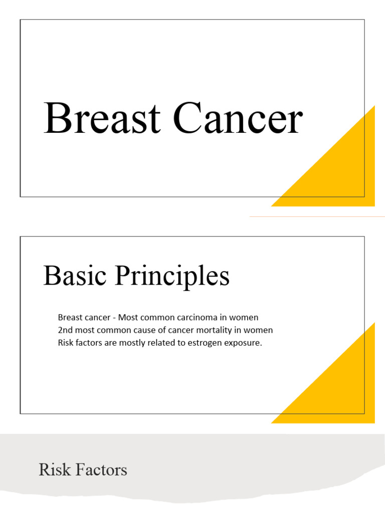 Breast Cancer | PDF | Science & Mathematics