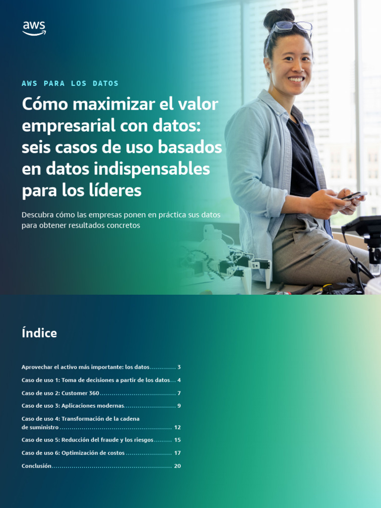 Descubra c Mo AWS Le Ayuda a Aprovechar Su Activo m s Importante Los Datos 1708345524 | PDF ...