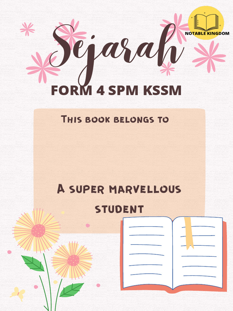 TO YOU) SPM KSSM SEJARAH FORM 4 - Notable Kingdom | PDF