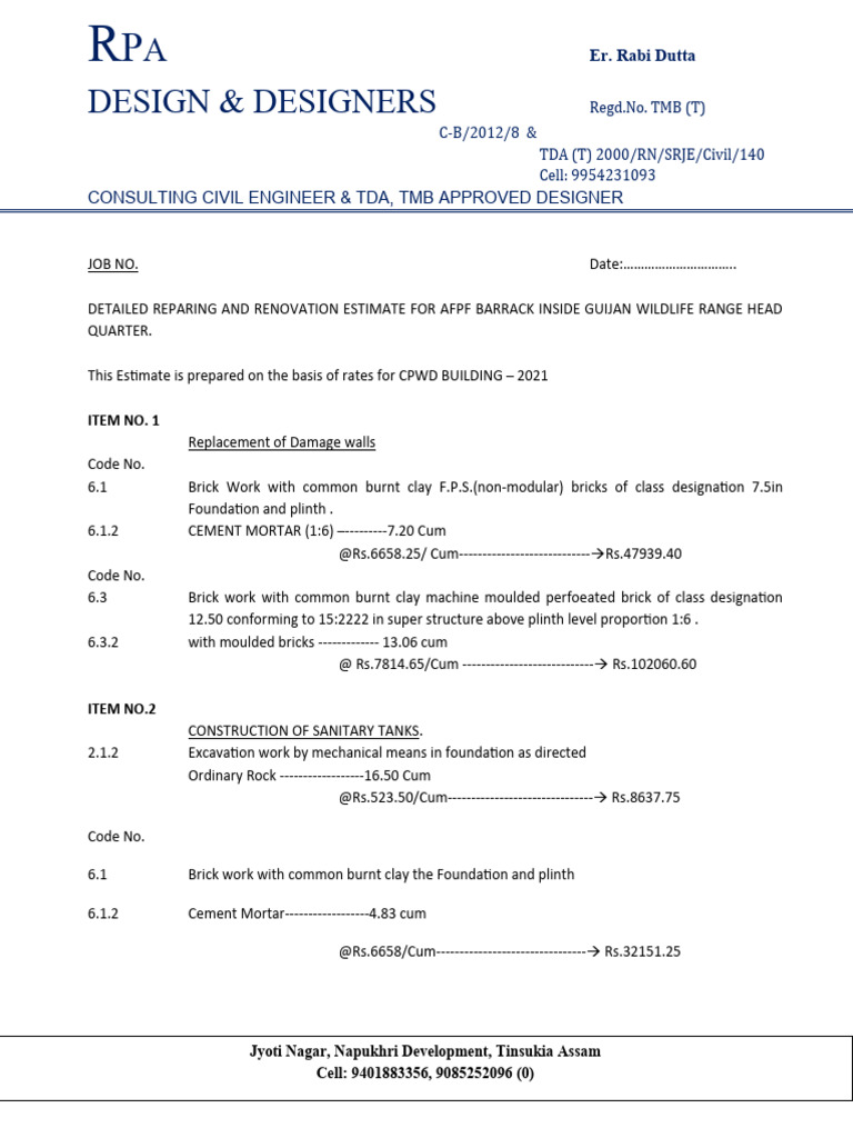 Rpa 01 | Download Free PDF | Building Engineering | Building Materials