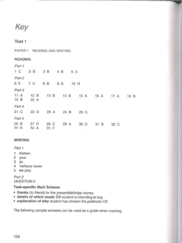 PETxSch1 T1 Answers+Scripts | PDF