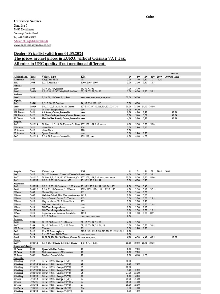 Coins | PDF | Currency | Numismatics