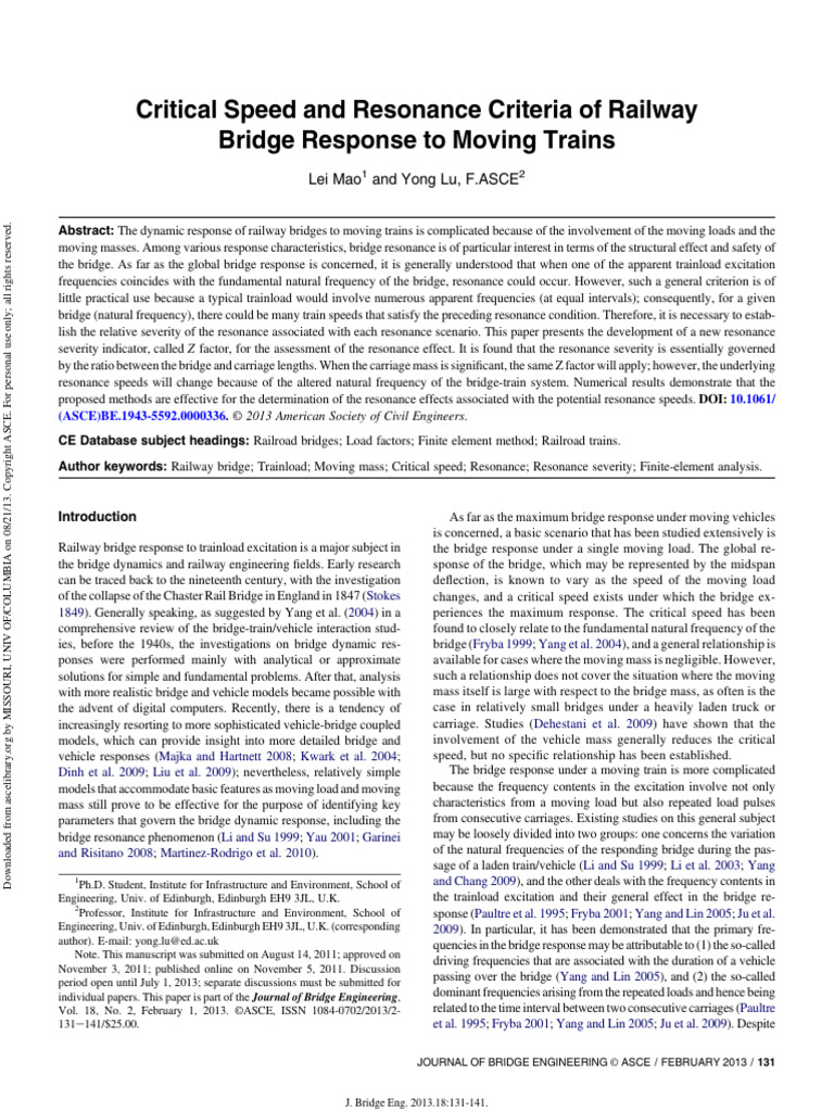 Resonance 2 | PDF | Resonance | Bridge