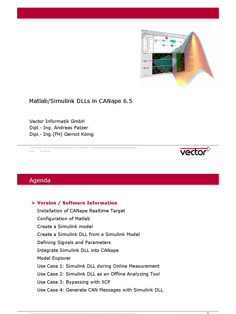 Matlab Simulink DLL in CANape | PDF | Matlab | Online And Offline