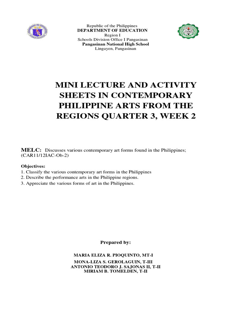 Q3 Week 2 CPAR Module | PDF