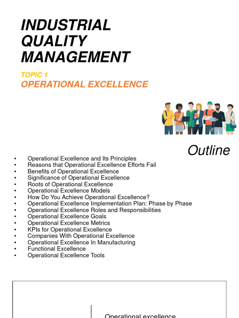 Operational Excellence in Quality Management | PDF | Performance ...