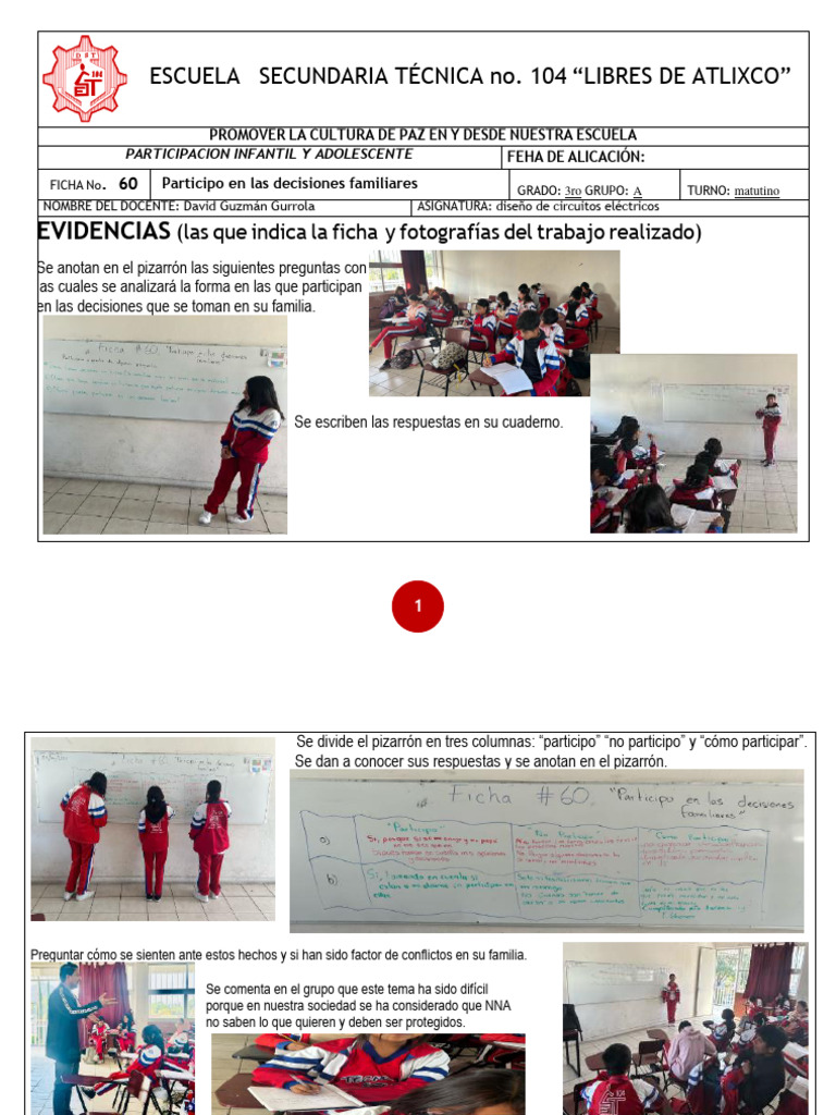 FICHAS POR LA CULTURA DE PAZ FICHA 60 DAVID | PDF