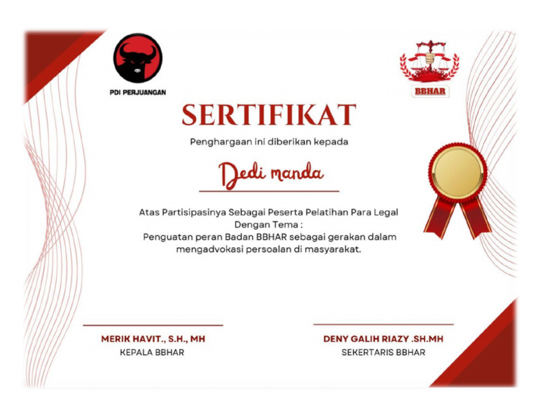 Sertifikat Pdf
