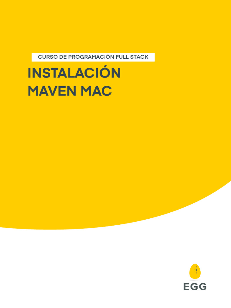 Instalación Maven Mac | PDF | Informática