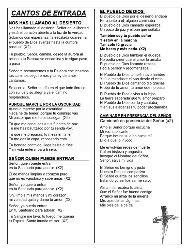 Cantos de Cuaresma | PDF