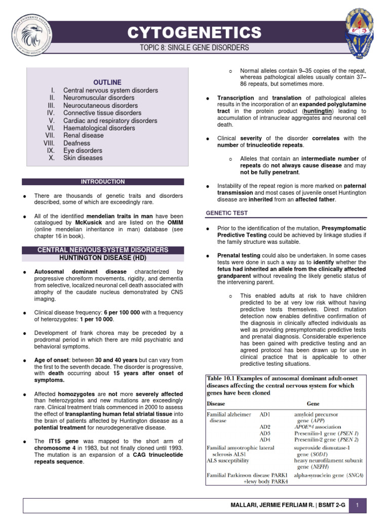Cyto Finals | PDF | Haemophilia | Genetic Disorder