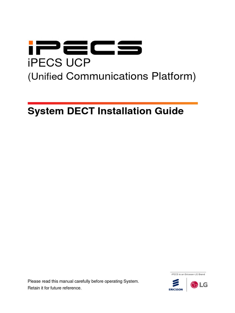 Ipecs-Ucp Dect | PDF | Business | Computers