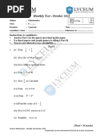 Maths Grade 8 Term 2 2025 | PDF | Area | Circle