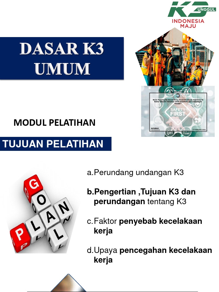 Modul Pelatihan Dasar K3 Umum | PDF