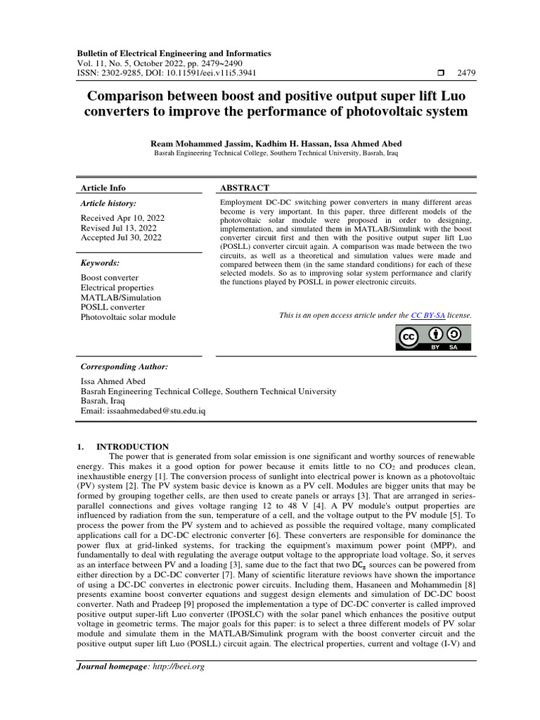 Comparison Between Boost and Positive Output Super | PDF | Technology ...