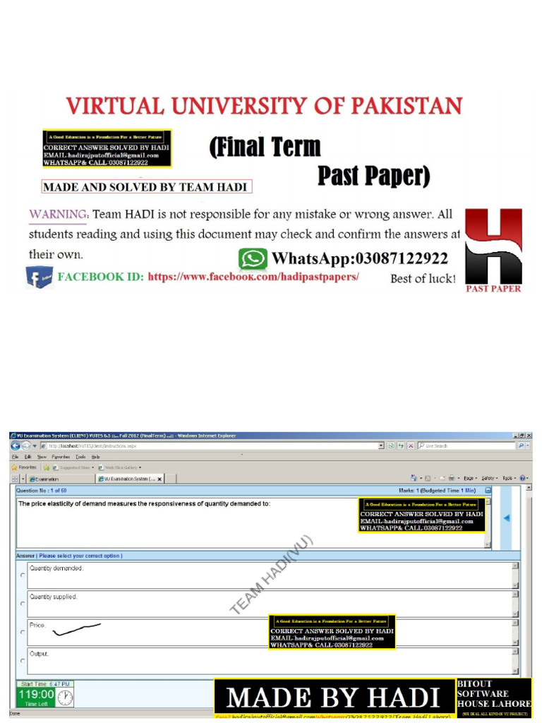 Eco401 Final Term File 1 | PDF