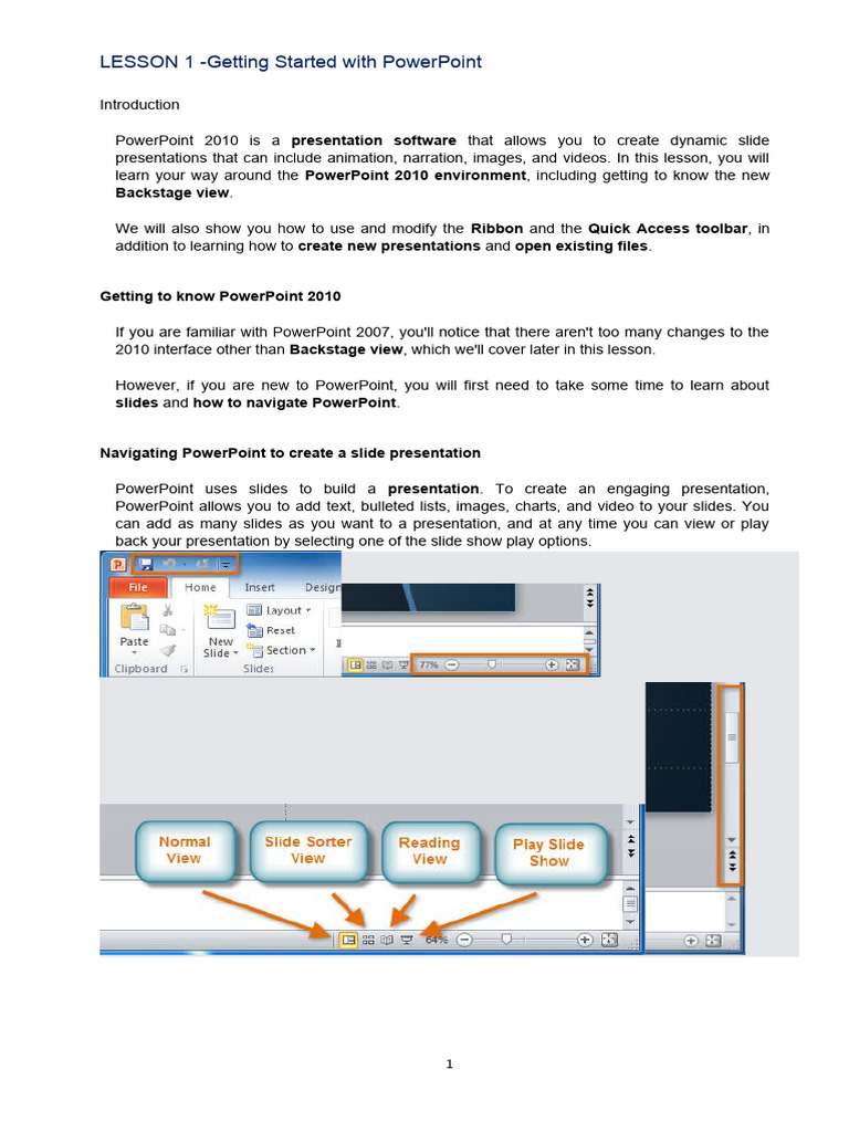 Lesson 1 | PDF | Microsoft Power Point | Software Engineering