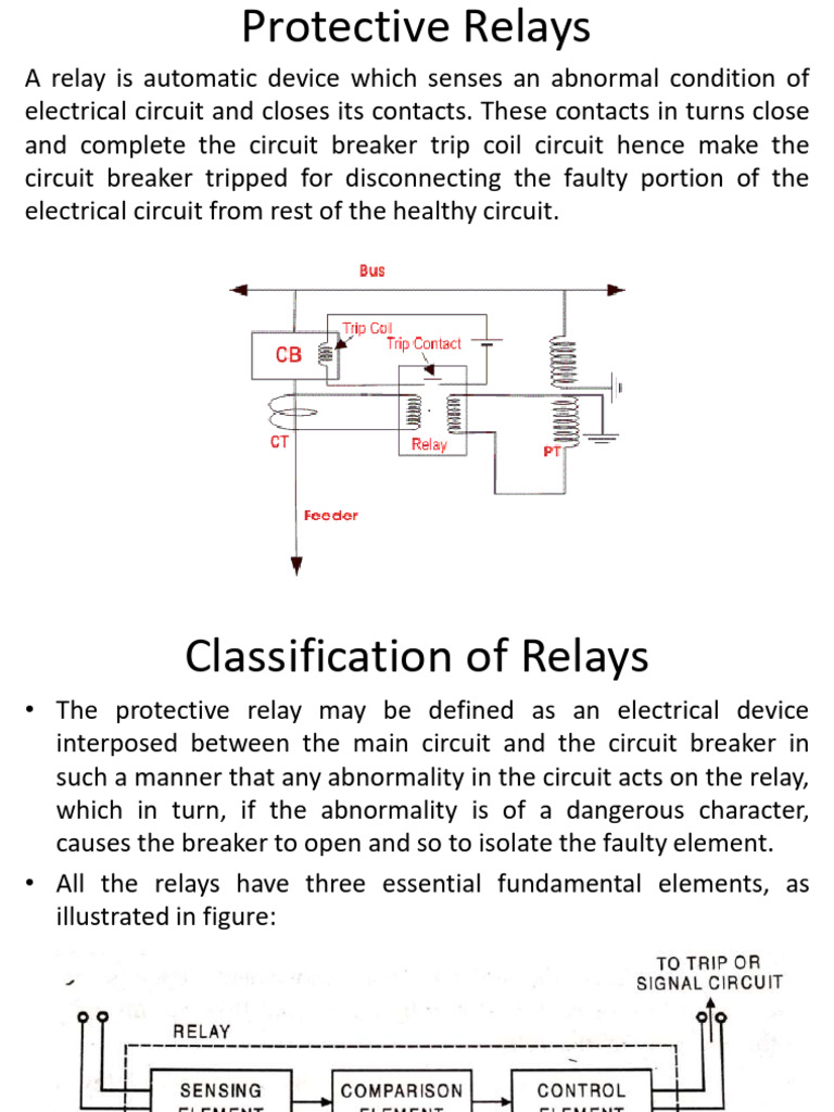Protective Relays | PDF | Relay | Physical Quantities