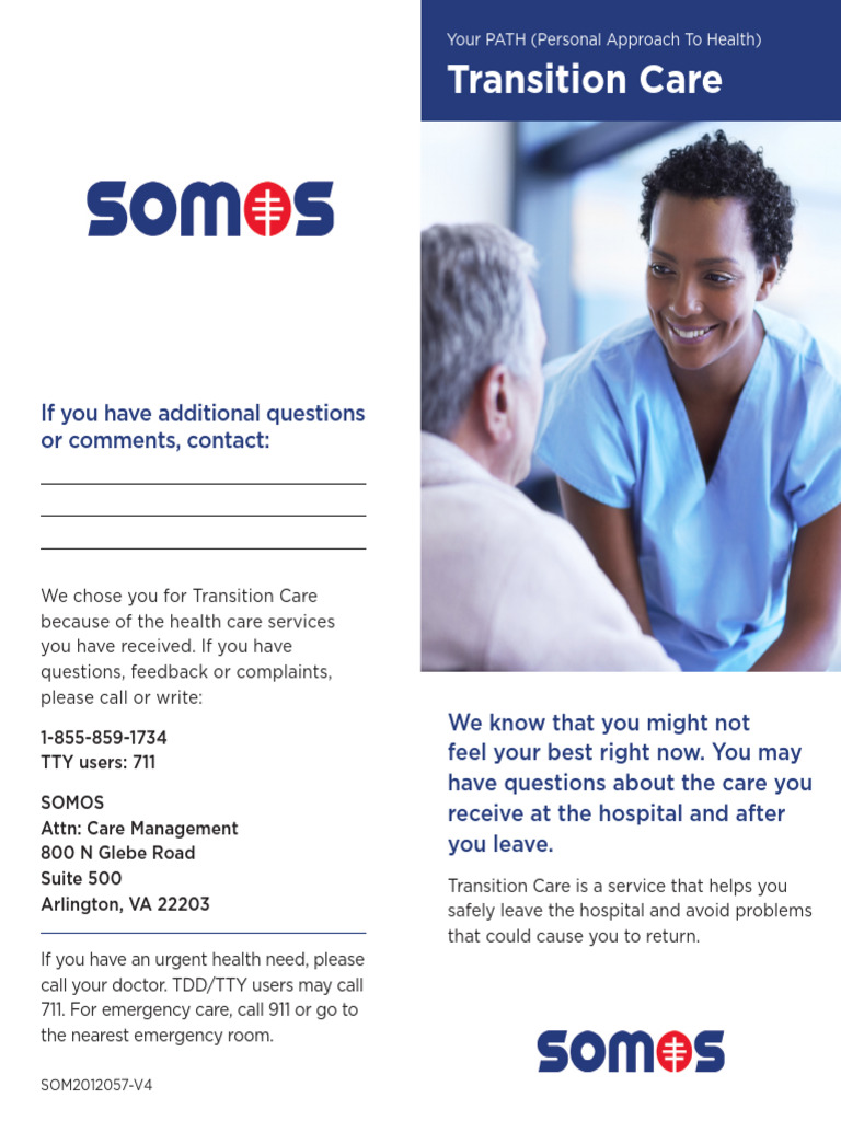 CM Patient Brochure Transition Care | PDF