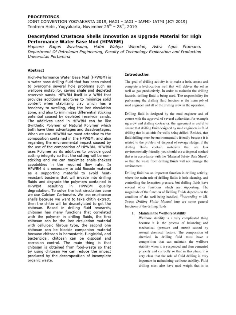 Deacetylated Crustacea Shells Innovation As Upgrade Material For High ...