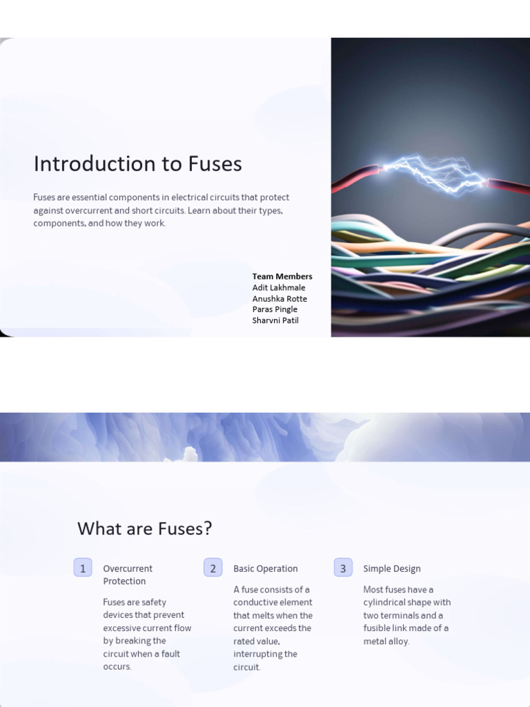 Fuse | PDF | Fuse (Electrical) | Electrical Engineering
