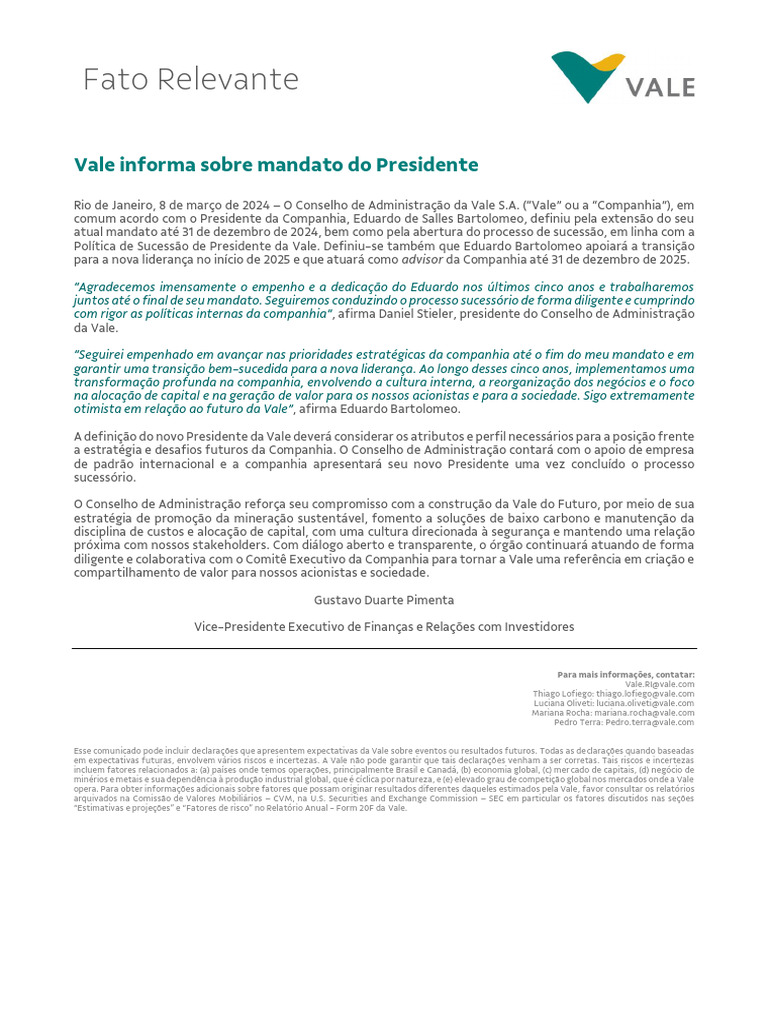 Vale Ceo | PDF