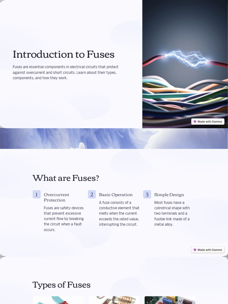 Introduction To Fuses | PDF