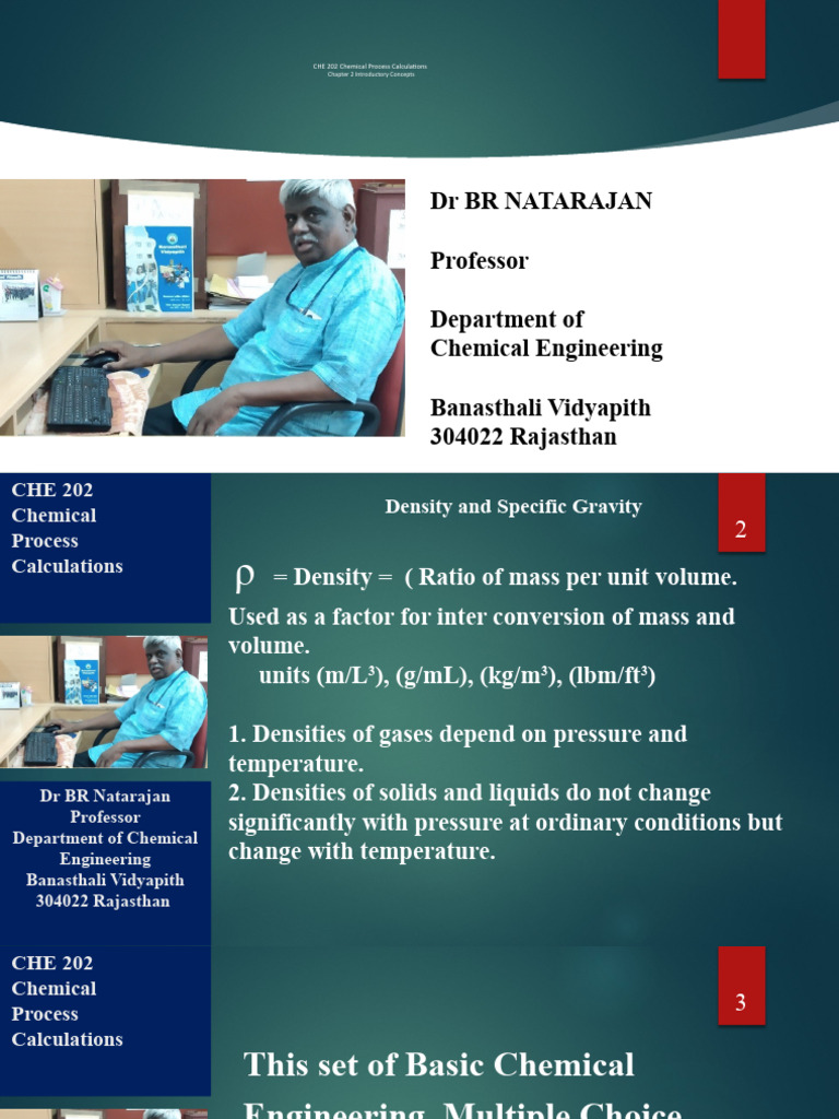 CHE 202 CPC Chapter 2 L9 | PDF