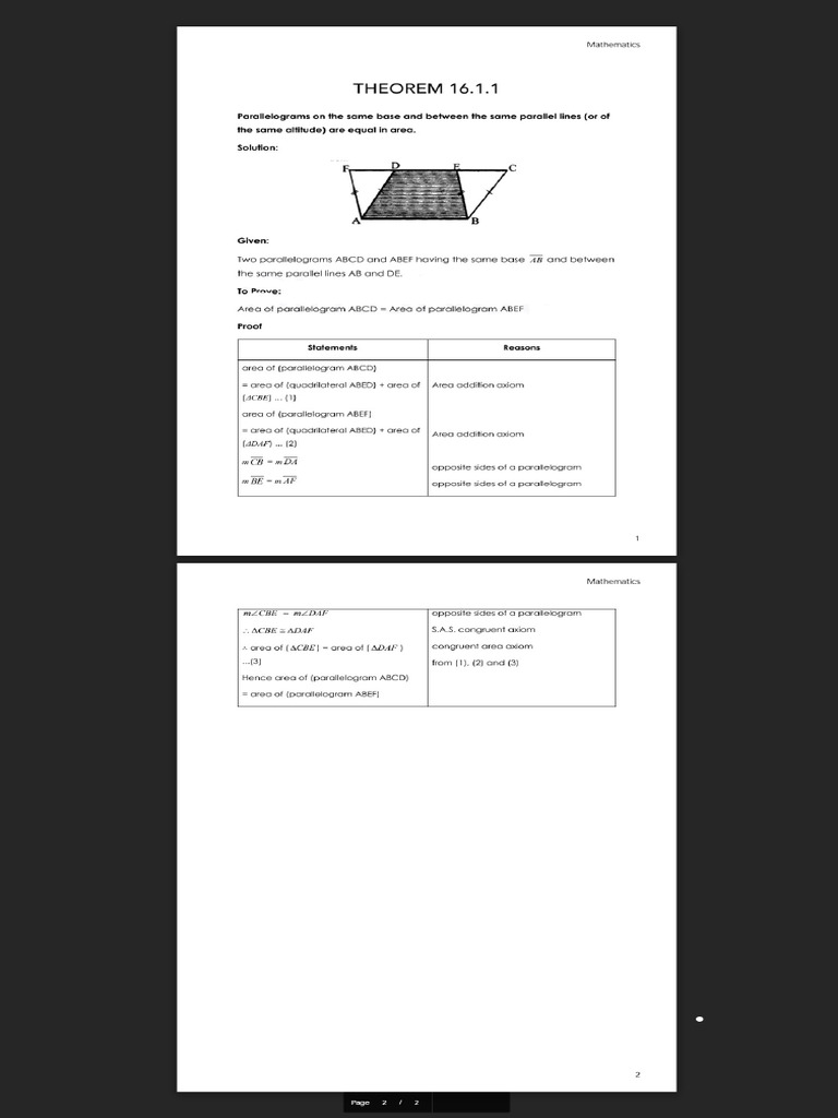 9th Class-Math Notes-Chapter-16-Fed Board | PDF