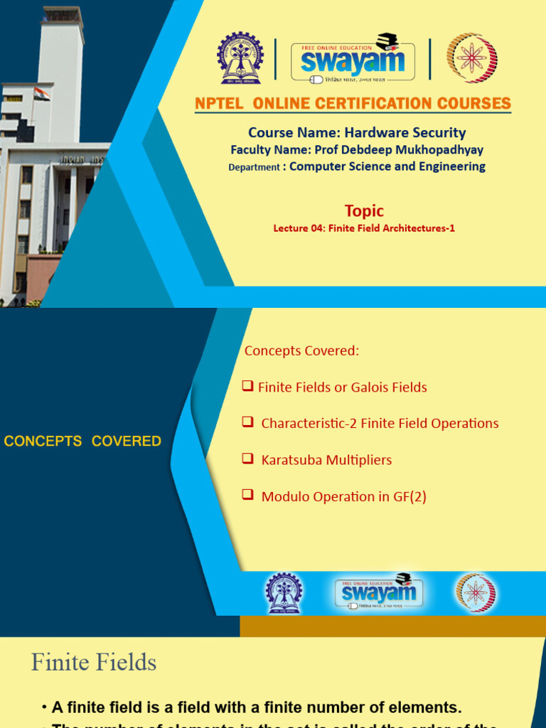 HSECPresentation Lec4 22 | PDF | Field (Mathematics) | Polynomial