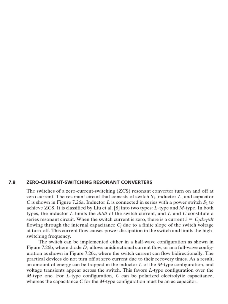 Zero Current and Zero Voltage Switching | PDF