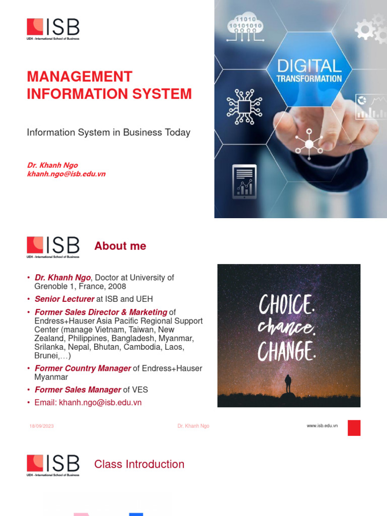 Session 1 - Information in Global Business Today | PDF | Information ...