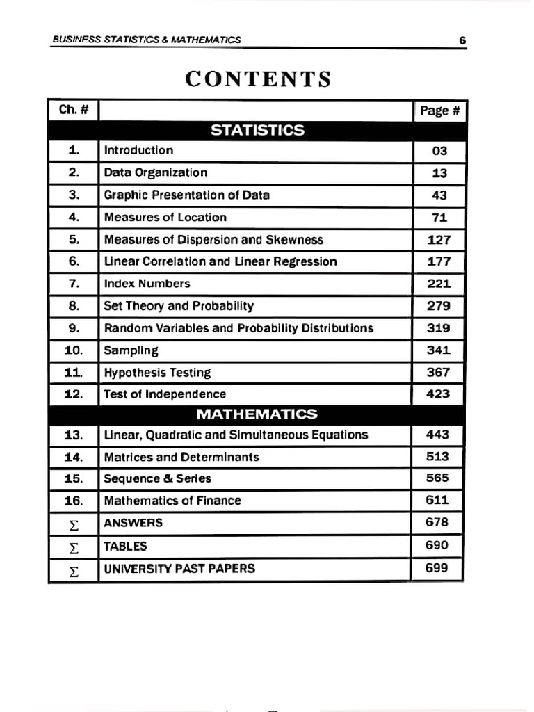 Business Statistics (Ch#1,2,3,4,5) | PDF