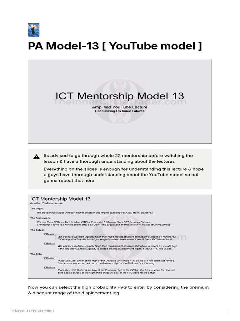 PA Model-13 - YouTube Model | PDF