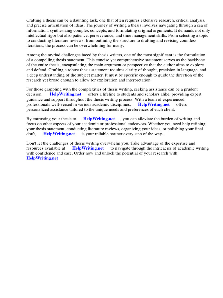 Discovery Thesis Statements | PDF | Essays | Thesis