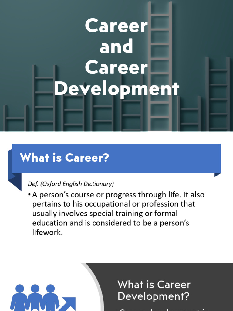 Lesson 1 Career and Career Development | PDF | Learning | Behavior Modification