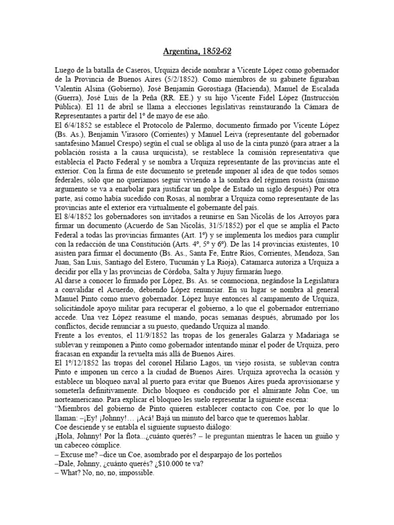 Argentina 1852-62 (2020) | PDF | Argentina | América del Sur