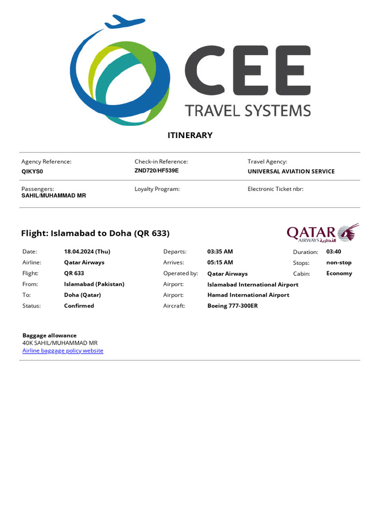 MR Muhammad Sahil FB | PDF | Airport | Airlines