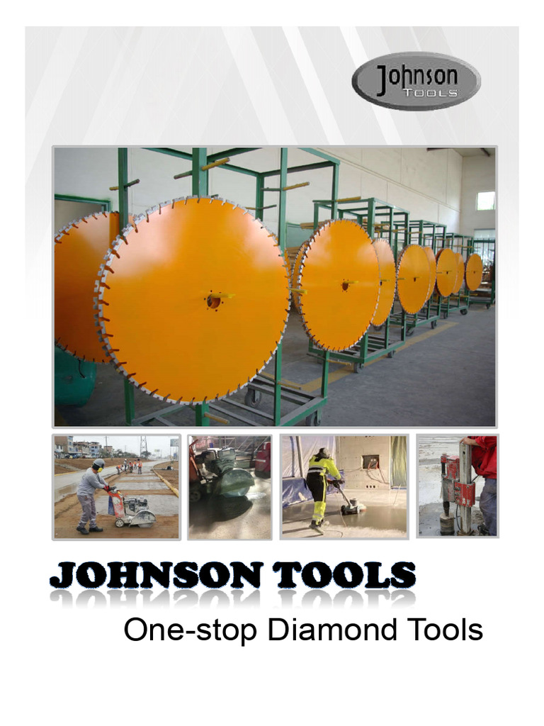 Johnson Tools Diamond Saw Blades Guide | PDF | Manufactured Goods ...