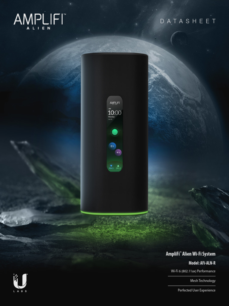AmpliFi Alien Datasheet | PDF | Wi Fi | Ieee 802.11